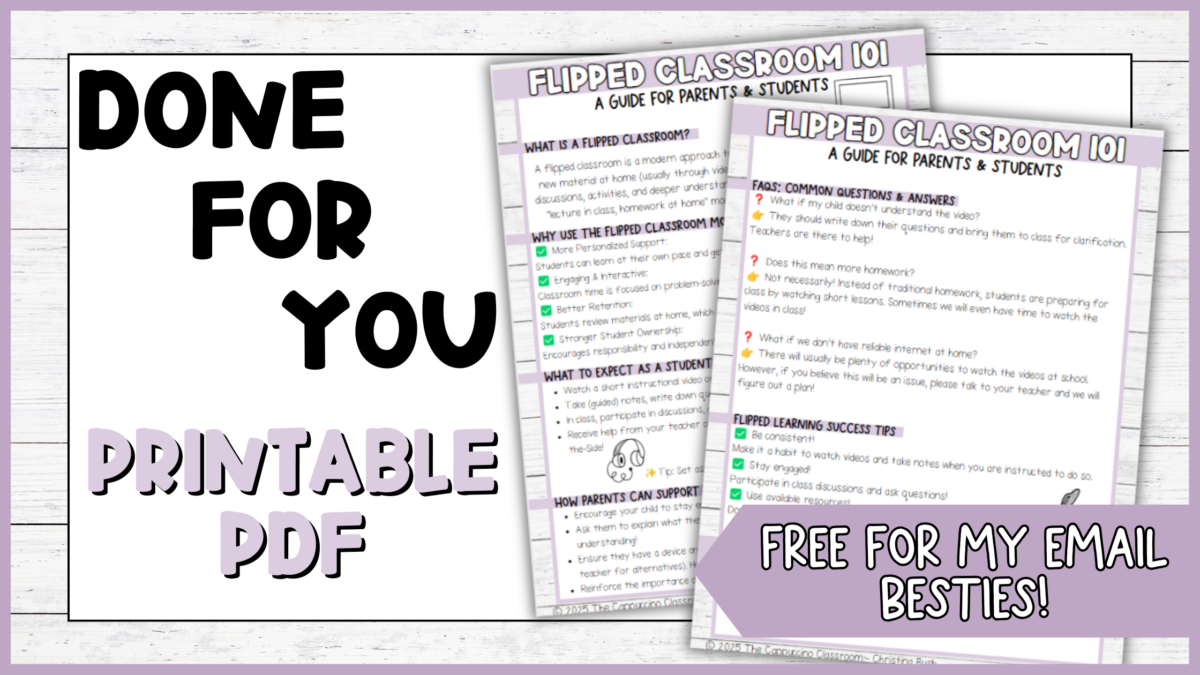 How to Set Your Flipped Classroom Up for Success (Without Overwhelming ...